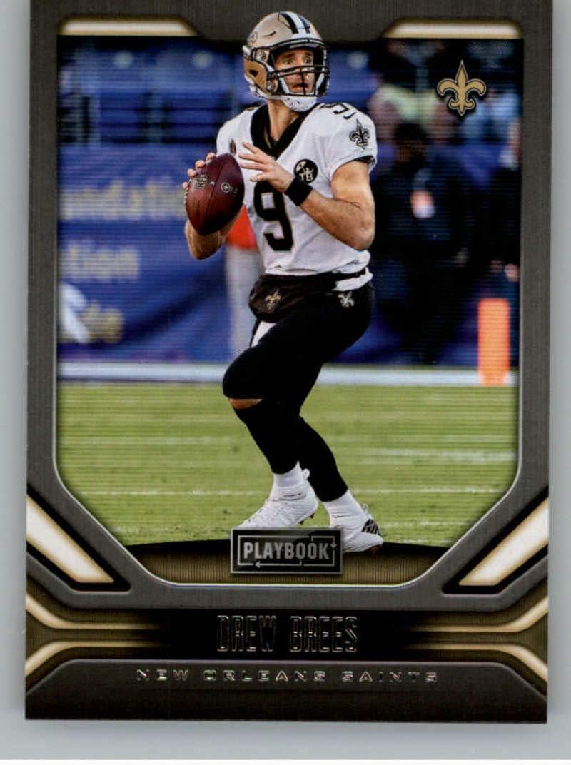 Amazon.com: 2019 Playbook Football #97 Drew Brees New Orleans Saints ...