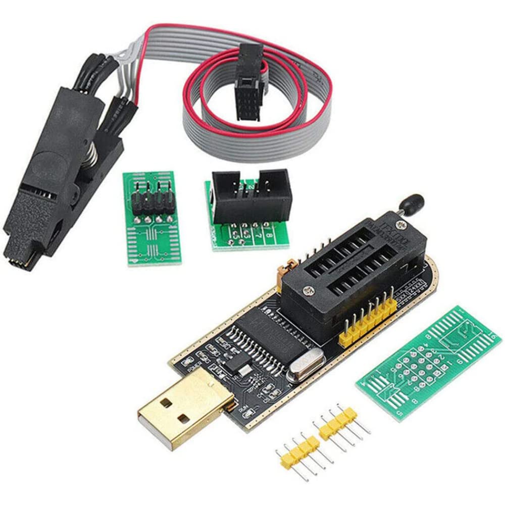 DollaTek SOP8 SOIC8 Test Clip for EEPROM 25CXX / 24CXX + CH341A 24 25 ...