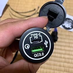 Amazon.co.jp: クイックチャージャー USB電源キット 適合車種 ホンダ CC110 クロスカブ 110 JA60 (2022-2025) : 車＆バイク