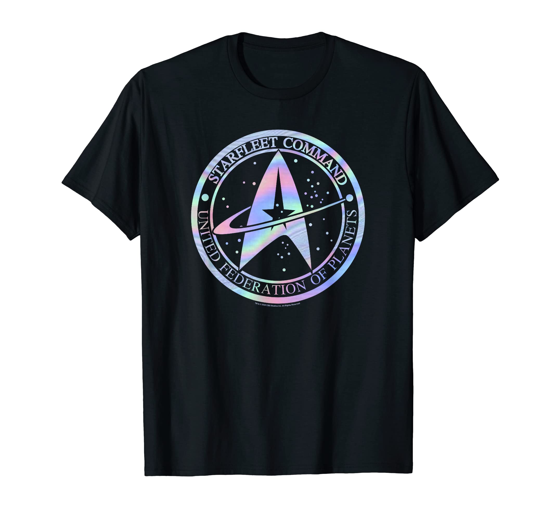Star Trek Starfleet Command Hologram Fill T-Shirt : Amazon.co.uk: Fashion