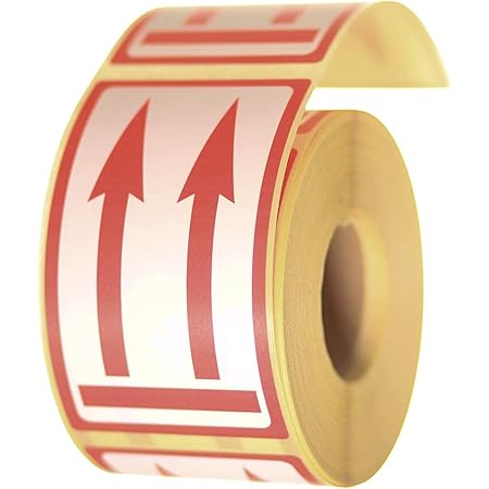 500 “THIS WAY UP” Packaging Labels (1 Roll), Label Planet® Large ...