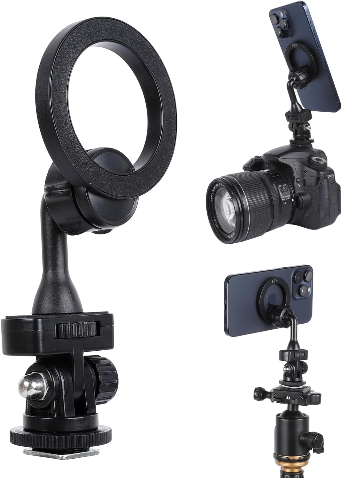 Amazon.com: Super Magnetic Phone Holder for Ring Light and Tripod Stand ...