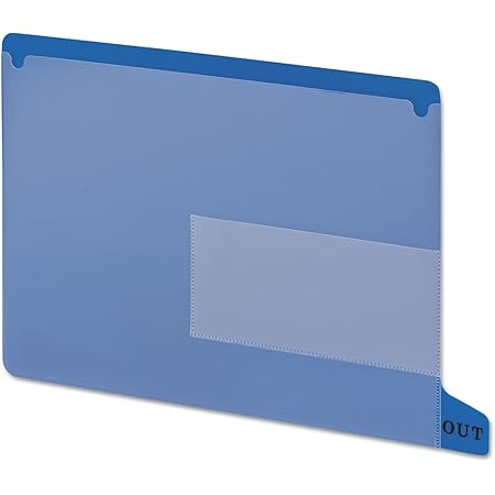 Amazon.com : Smead End Tab Poly Out Guide, Two Pocket, Bottom Position ...