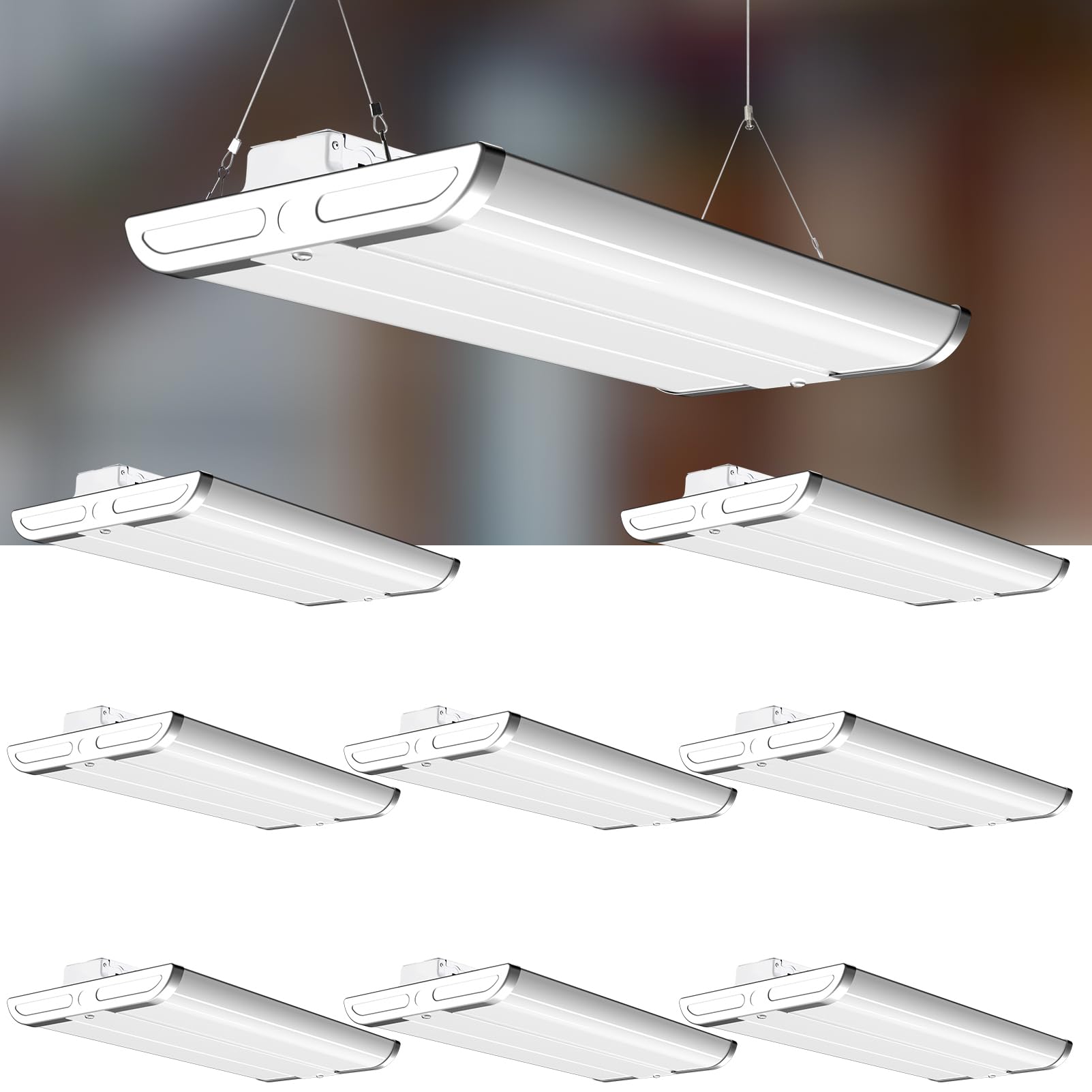 Lightdot 2FT LED High Bay Shop Lights, 100-277V ?Driver Equipped, 5 ...