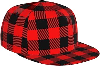 Amazon.com: Plaid Checkered Baseball Hat Caps Sun Protection Hat ...