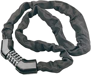Amazon.com: Bike Chain Locks 5 Digit Resettable Combination Password ...