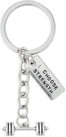 Amazon.com: HAQUIL Body Building Weightlifting Keychain, Strong Man ...