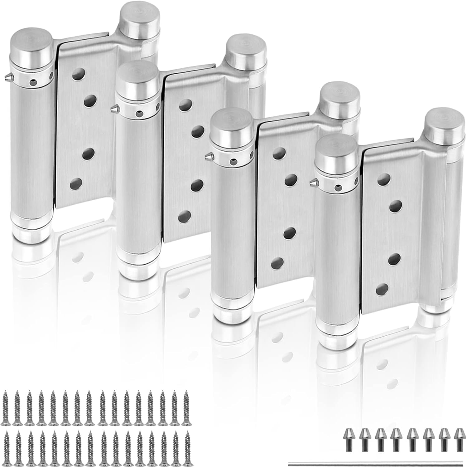 Double Action Door Hinge, 3 Inch Spring Hinge Self Closing Door Hinges ...