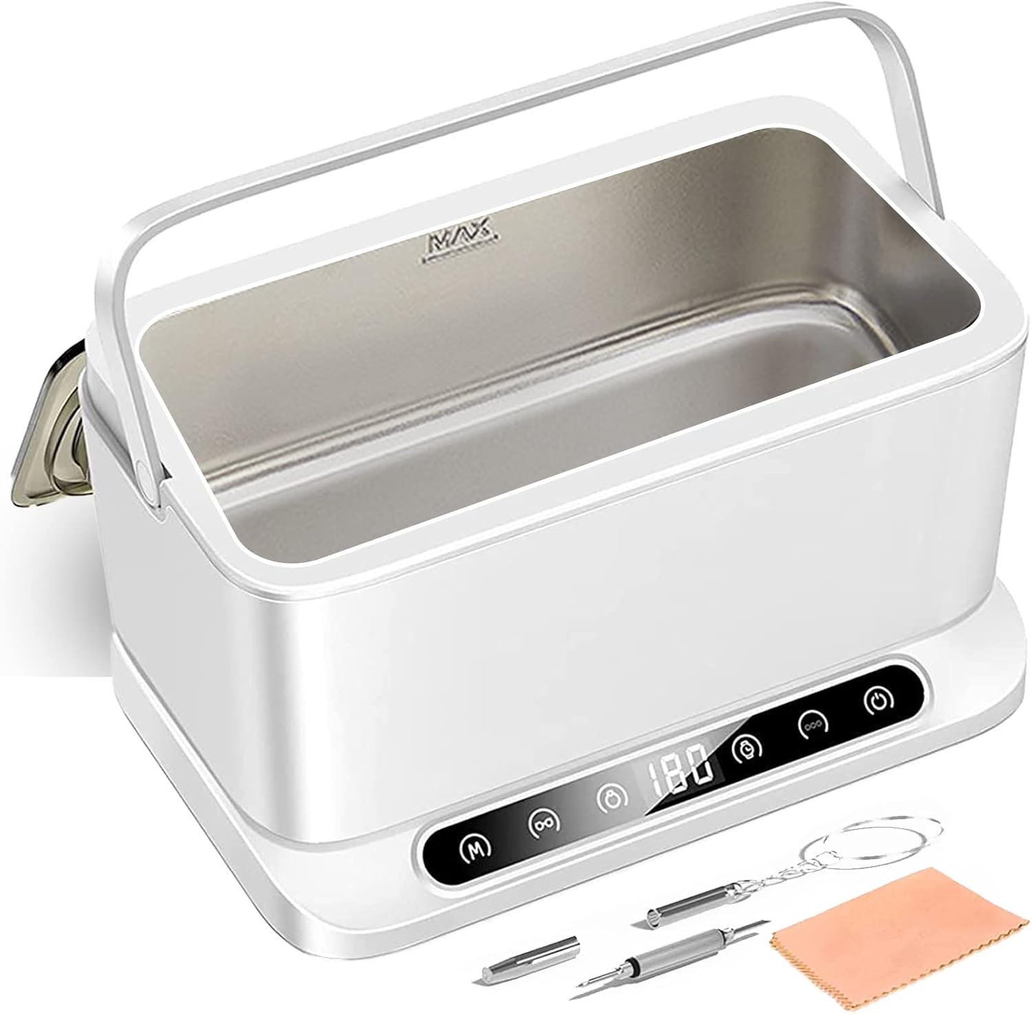 GERCY Ultrasonic Cleaner 800ML, Professional Ultrasonic Jewellery ...