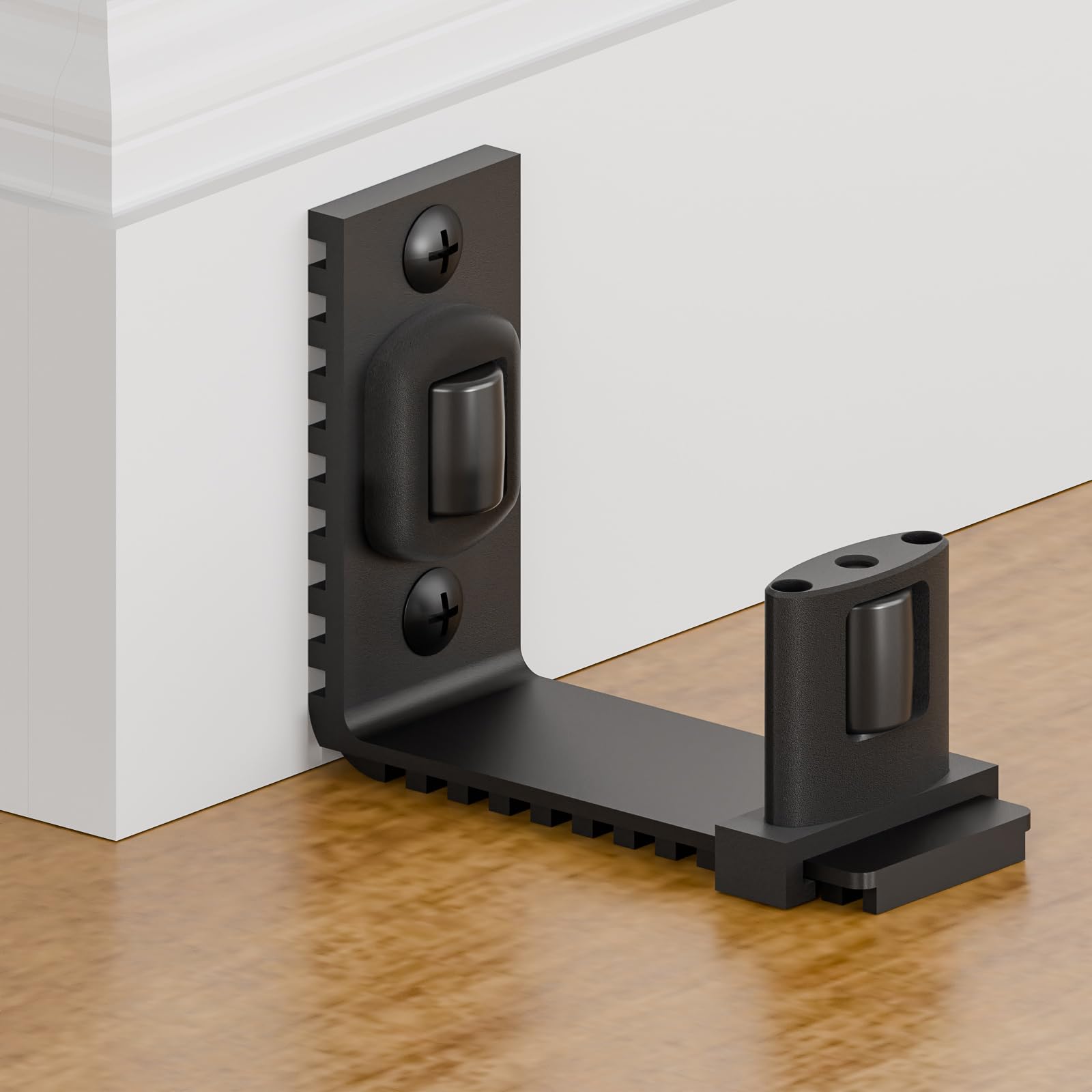 Snapklik.com : Sliding Barn Door Floor Guide Adjustable Wall Mounted ...
