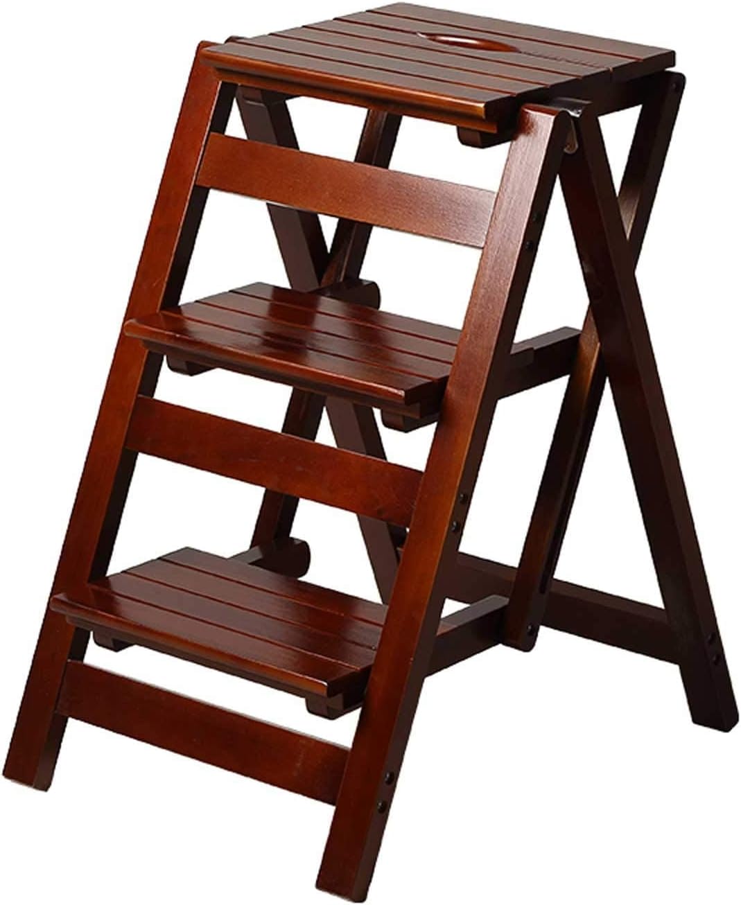 Amazon.com: COSCO Stylaire Retro Chair + 2-Step Step Stool with Pull ...