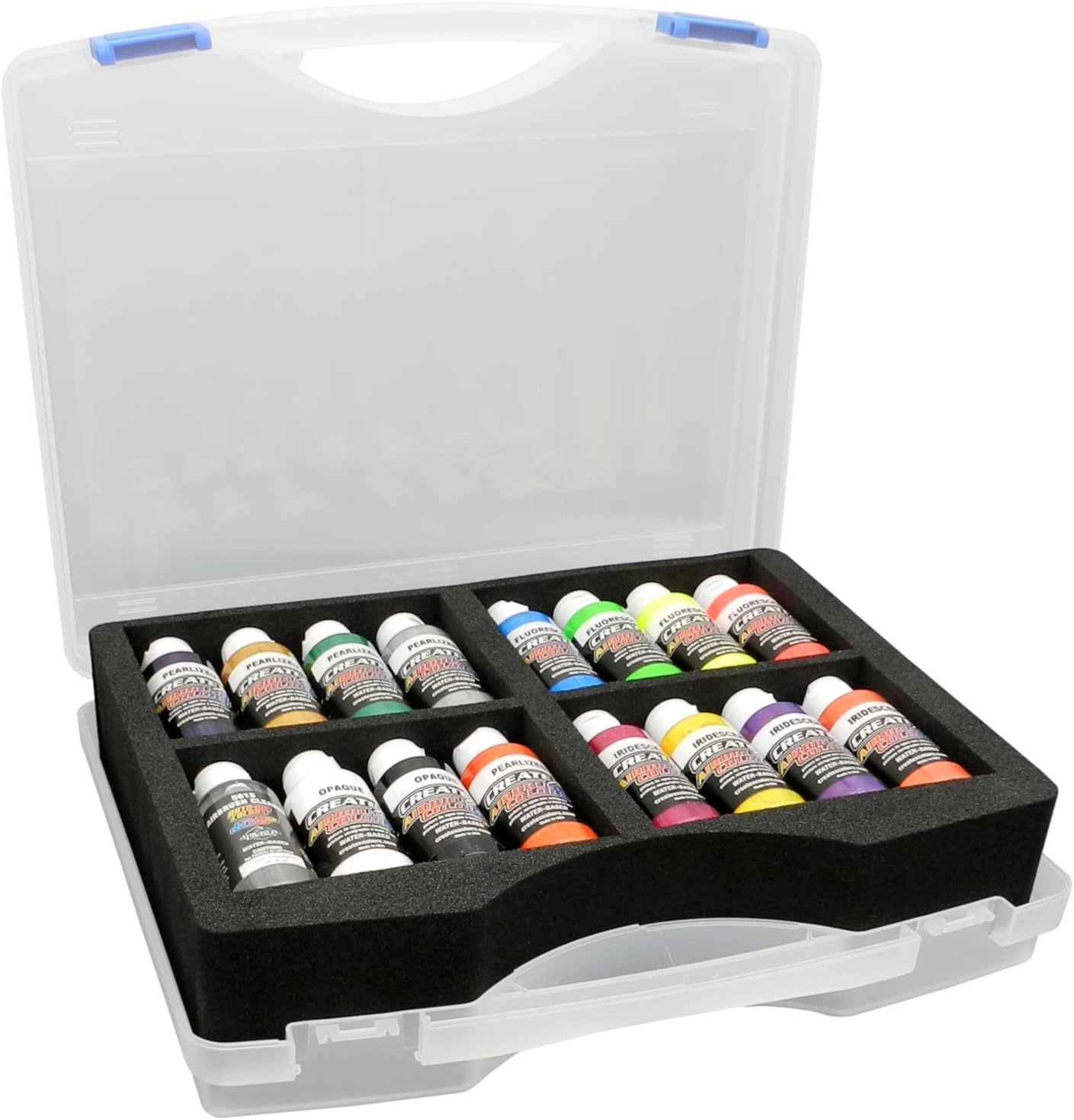 Amazon.com: Createx Colors Case Opaque, Pearl, Fluorescent & Iridescent ...