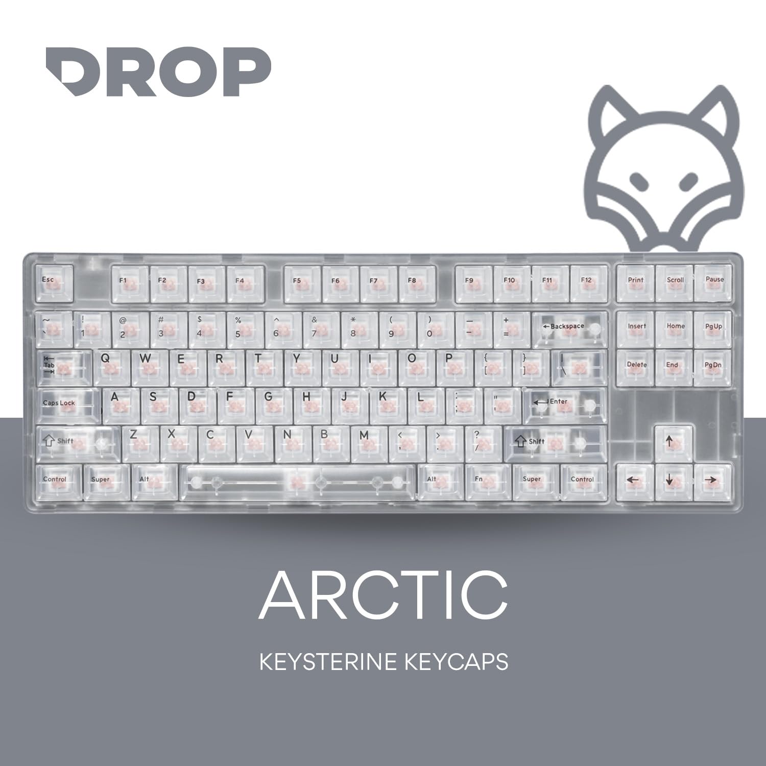 Snapklik.com : DROP + MiTo Keysterine Transparent ABS Keycap Set R2 ...