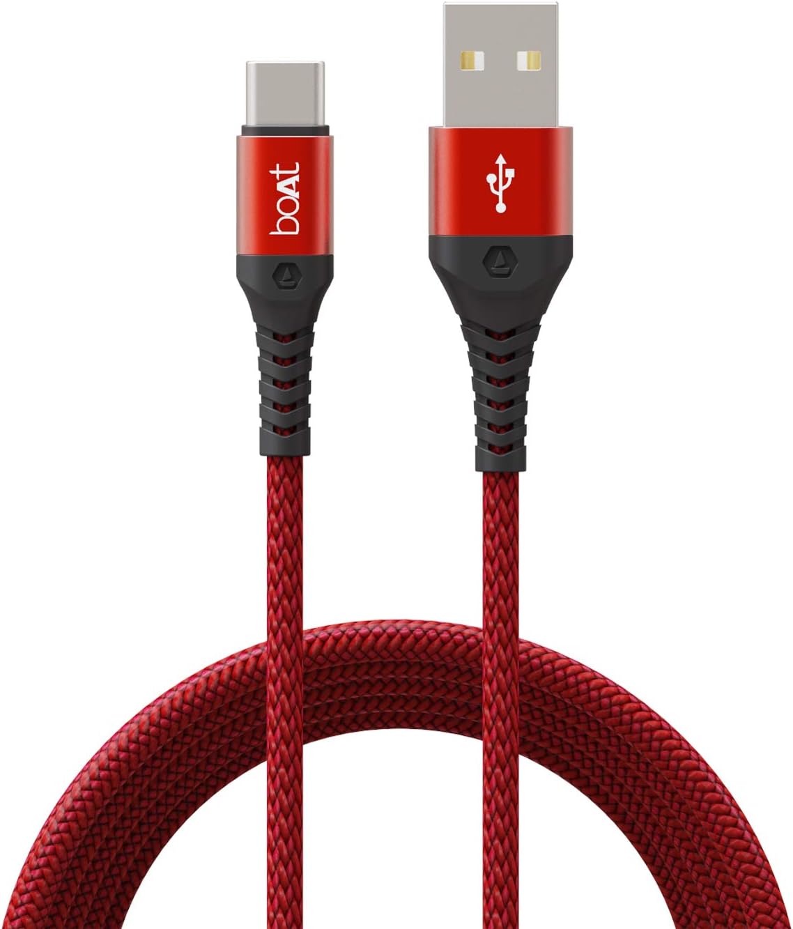 boAt Deuce USB 300 2 in 1 Type-C & Micro USB Stress Resistant, Sturdy ...