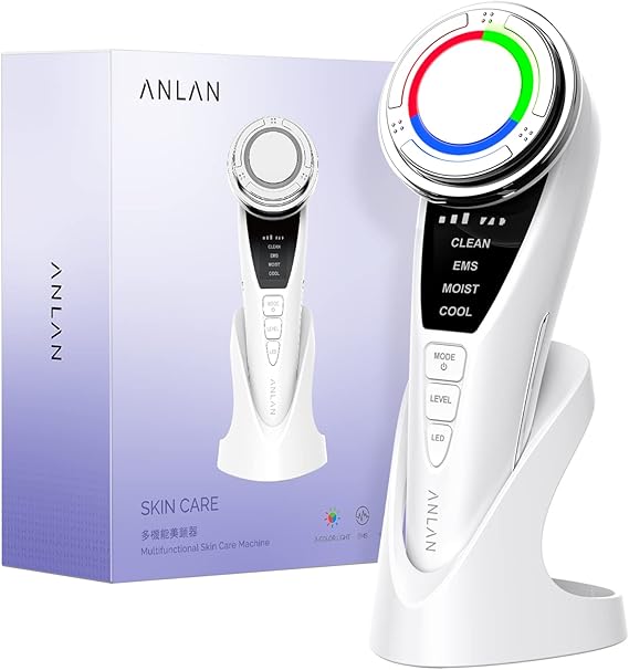 ANLAN Face Massager, Ultrasonic Facial Machine Electric Skin Care ...