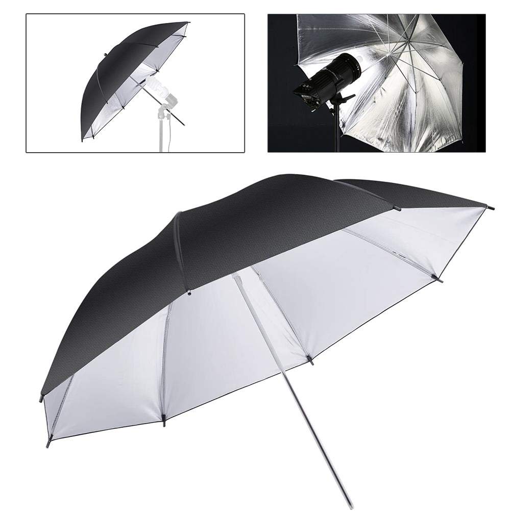 Photo Lights For Photography 43" Photo Studio Black Silver Reflective ...