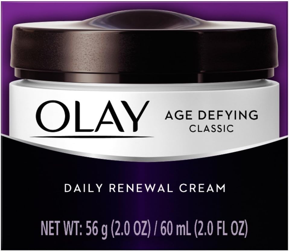 Amazon.com: Olay Age Defying Classic Daily Renewal Cream, Face ...