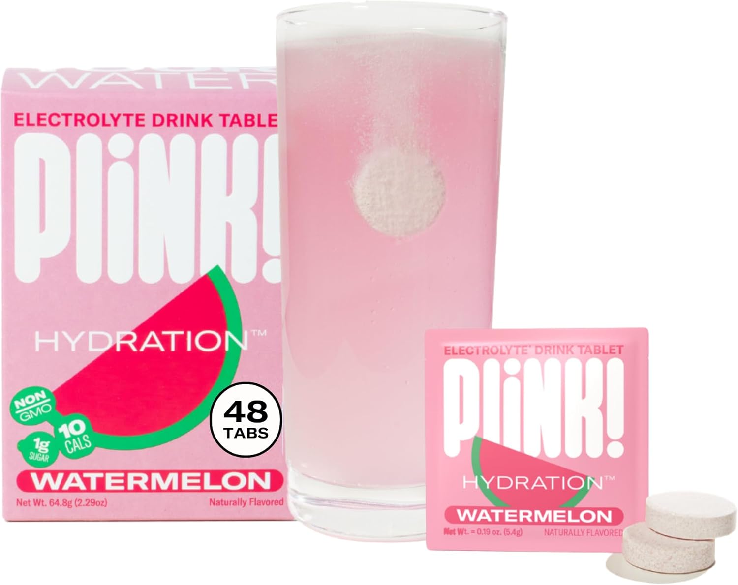 Amazon.com: Plink! Fizzy Electrolyte Drink Tablets for Daily Hydration ...