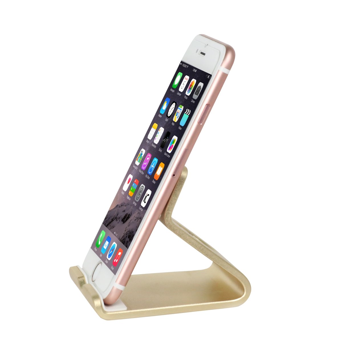 Portronics Docker POR-740 Universal Phone Stand for Apple Devices (Gold ...