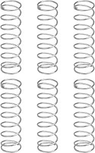Amazon.com: uxcell 6Pcs Compression Springs, 0.8mm Wire Diameter x 11mm ...