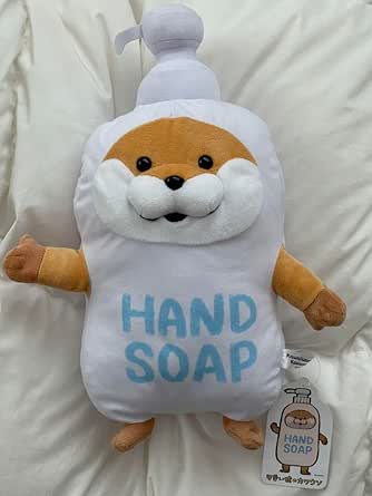 Amazon.co.jp: Cute Lie Otter Hand Soap Big Plush Toy : Beauty