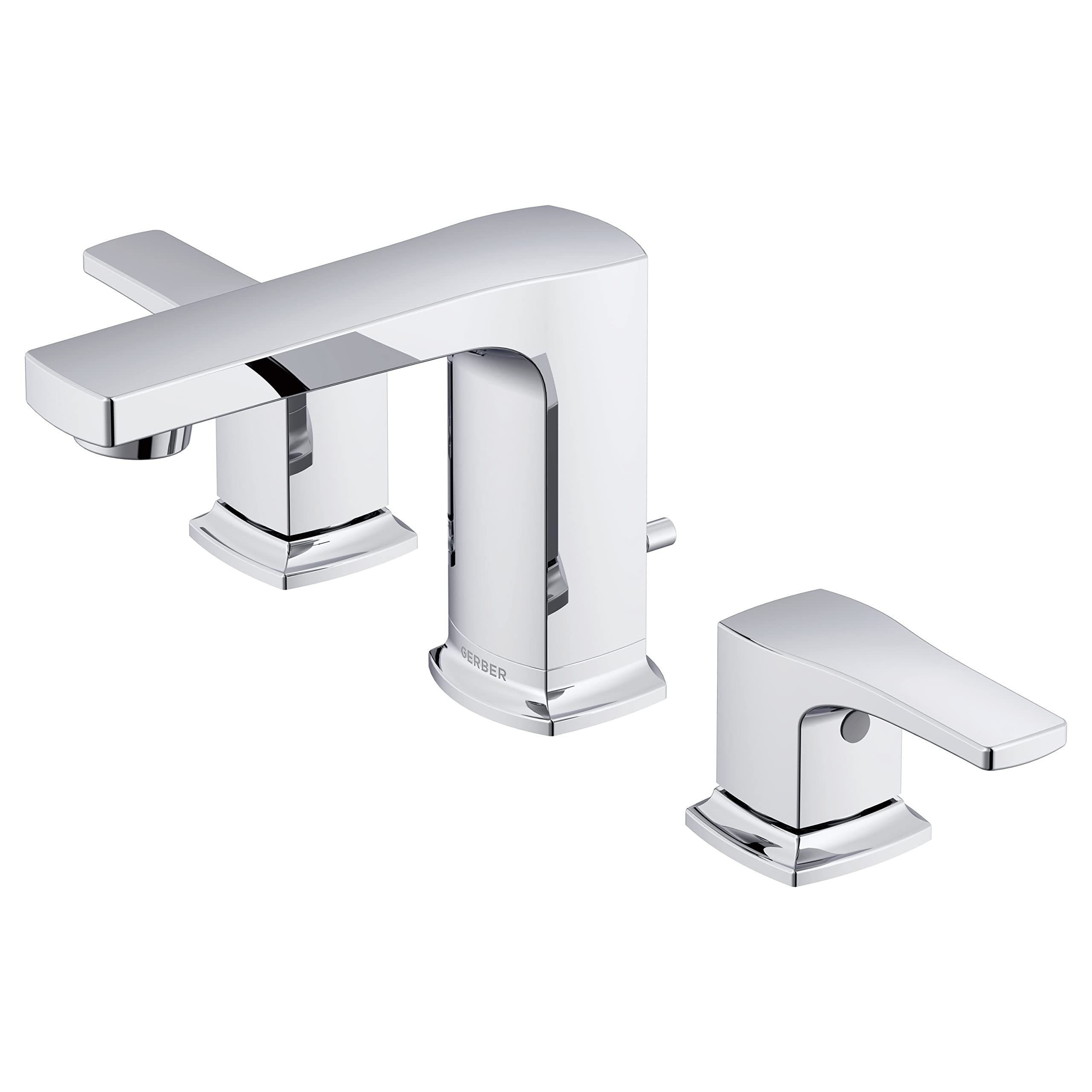 Gerber Tribune 2 Handle Widespread Bathroom Faucet with 50/50 Pop-Up ...