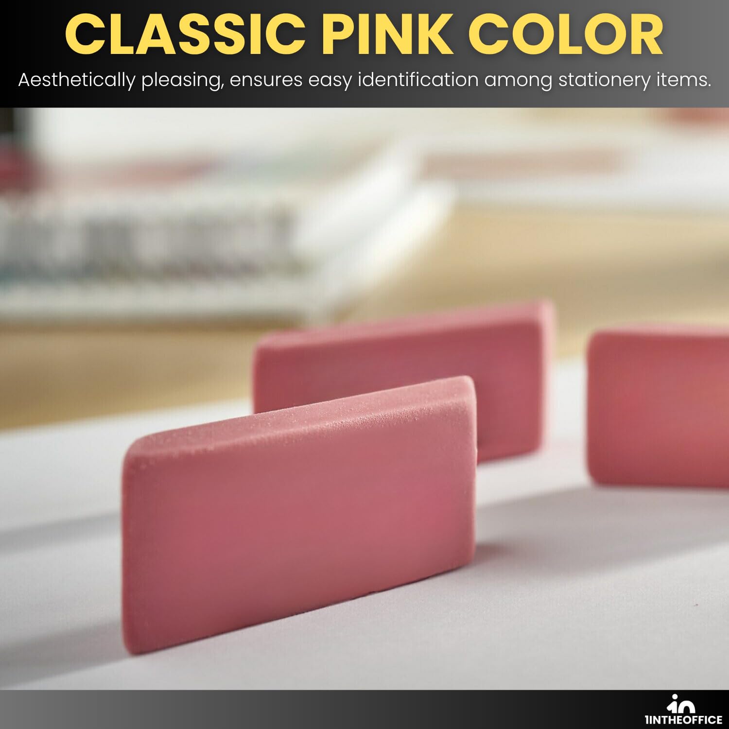 Snapklik.com : Pink Bevel Eraser, Block Erasers, Slanted-Edge ...