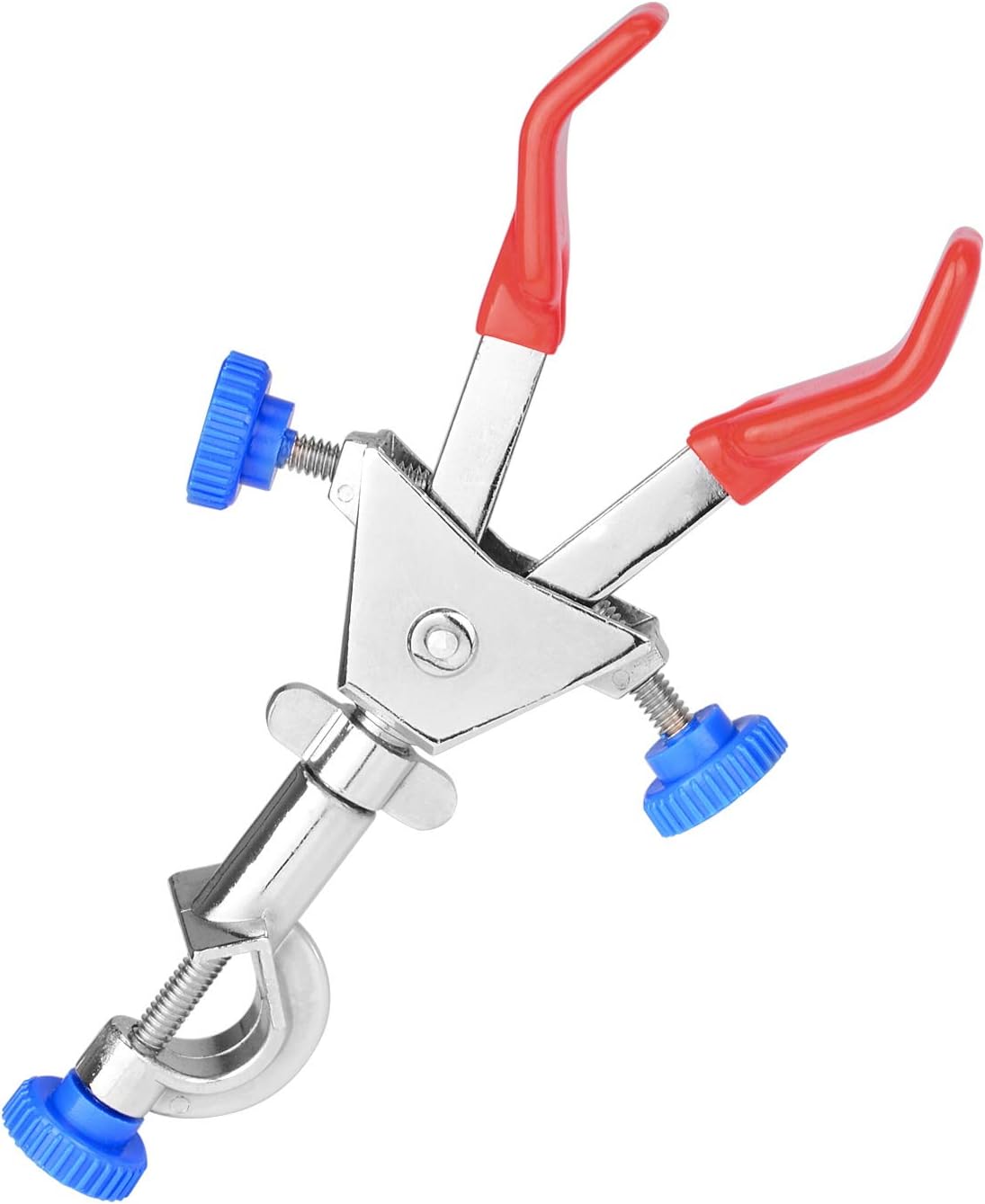 OKBY Lab Clamp - 3 Prong Finger Style Clip Adjustable Swivel Extension ...