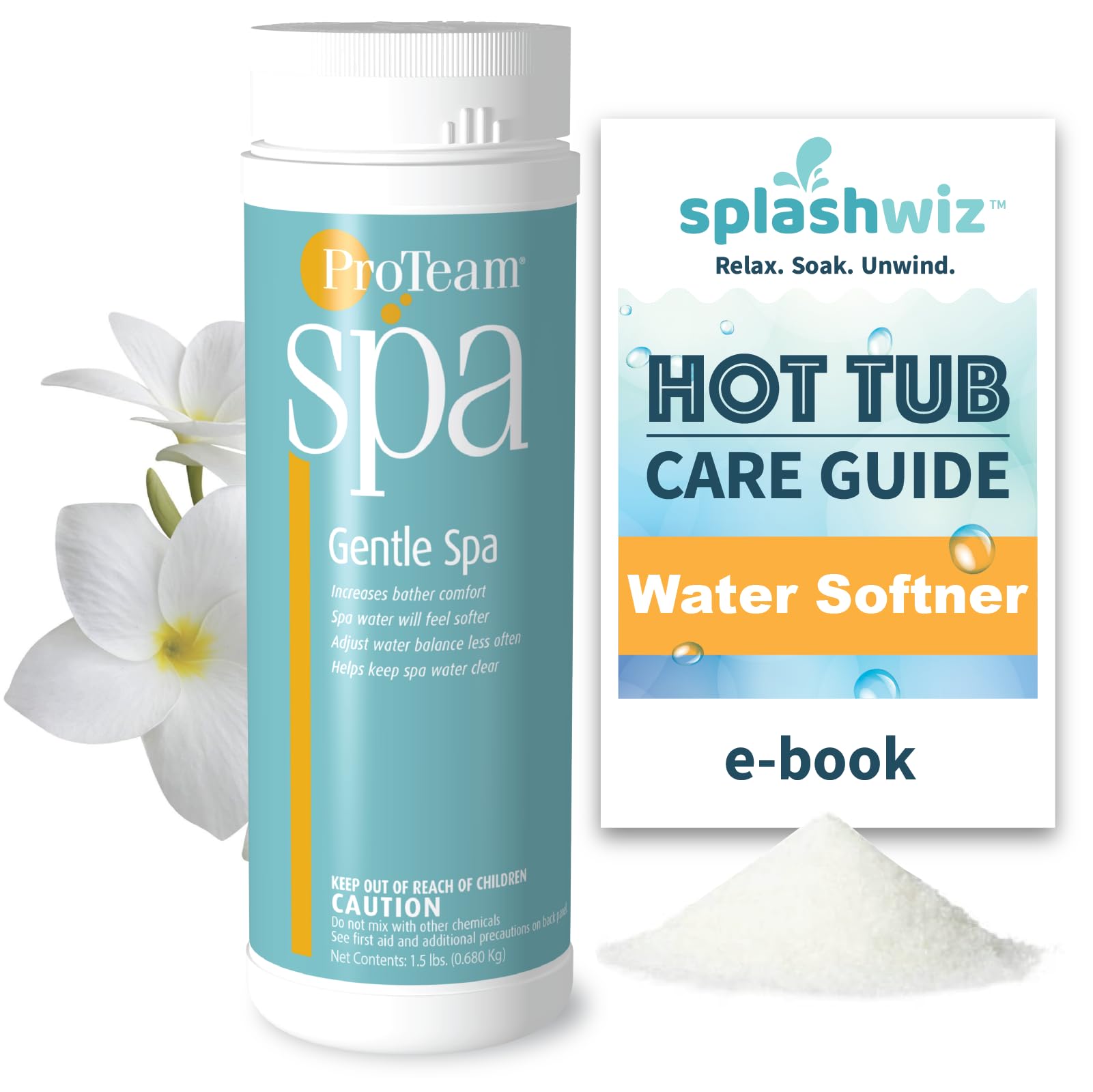 Amazon.com: Proteam Spa Gentle Spa Hot Tub Water Softener & Hot Tub Fragrance - Spa Fragrance ...