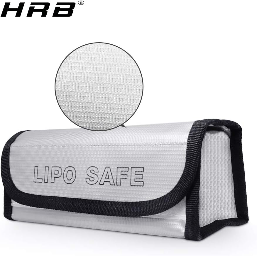 HRB LiPo Safe Bag Rc Lipo Battery Portable ExplosionProof Safety Bag ...