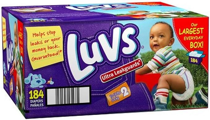 Amazon.com: Luvs Diapers, Size 2, 184 Diapers : Baby