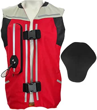 Amazon.com: Lightweight Inflatable Motorcycle Airbag Vest, Reflective ...