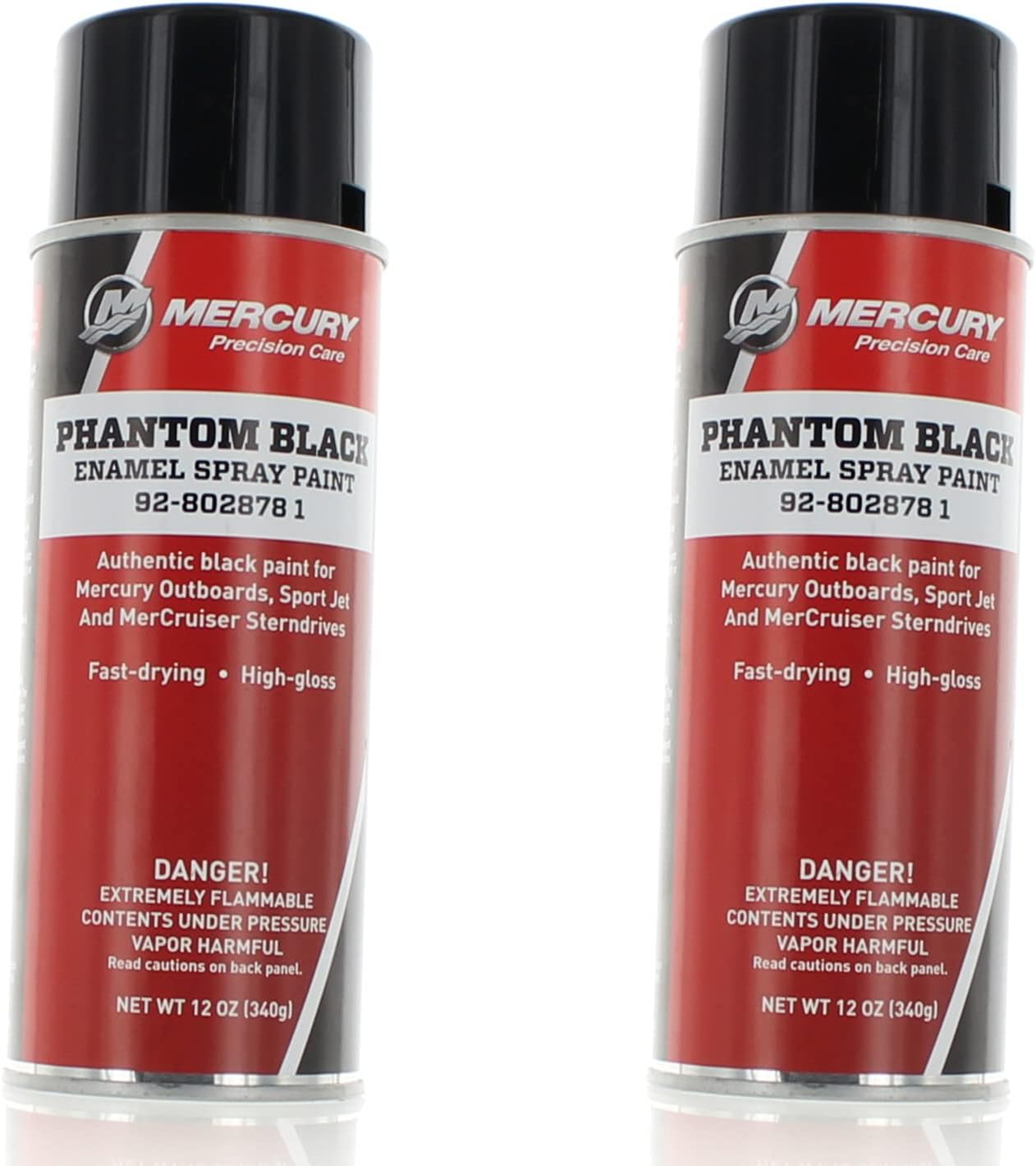 Amazon.com: Mercury Marine Mercruiser OEM Phantom Black Spray Paint ...