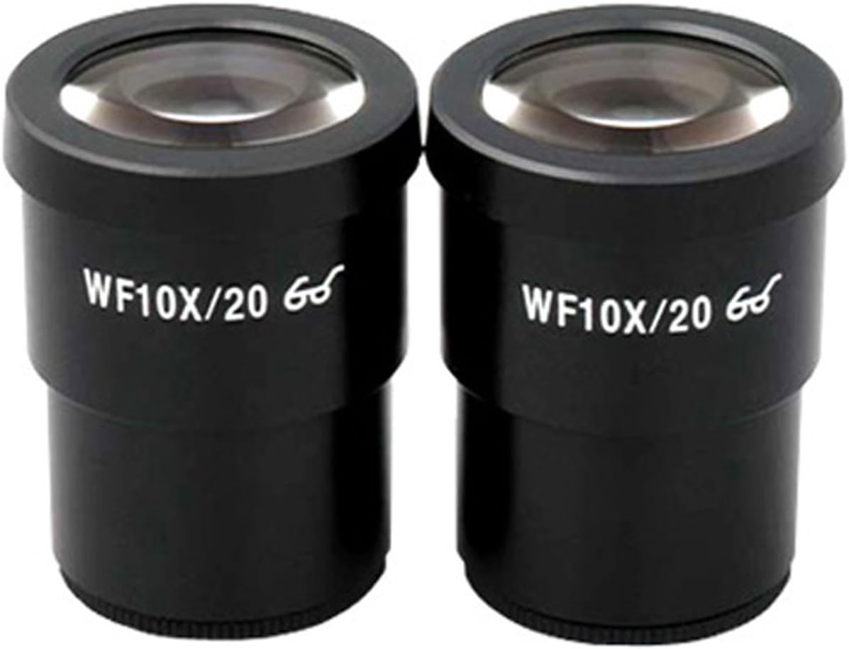 Amazon.com: AmScope EP10X30 Pair of Super Widefield 10X Microscope ...