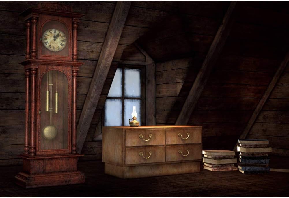 Amazon.com : Haoyiyi 10x7ft Old Attic Backdrop European Classic Vintage ...