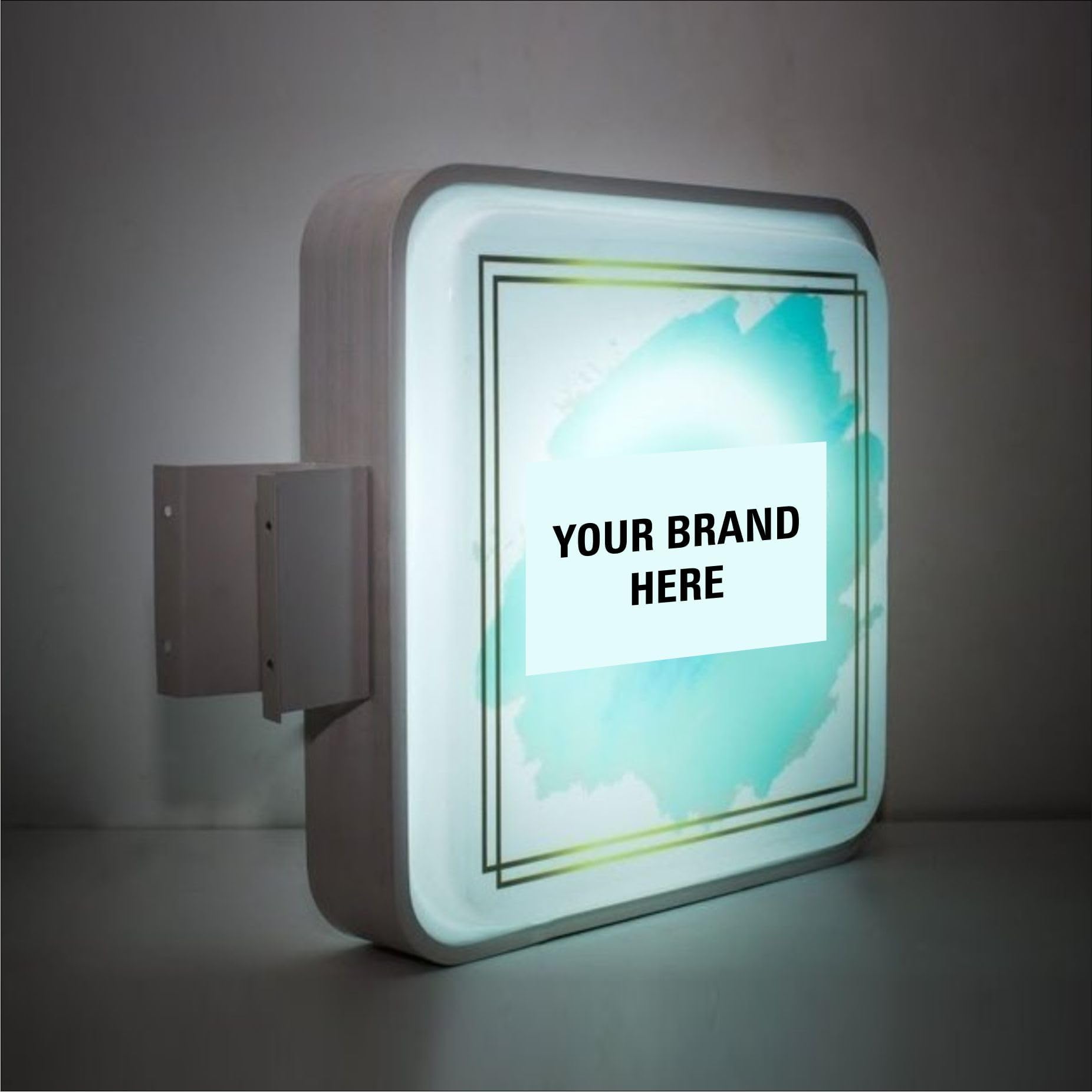 AMAY ENTERPRISES Acrylic LED Lollipop Flange Message Signage Board ...