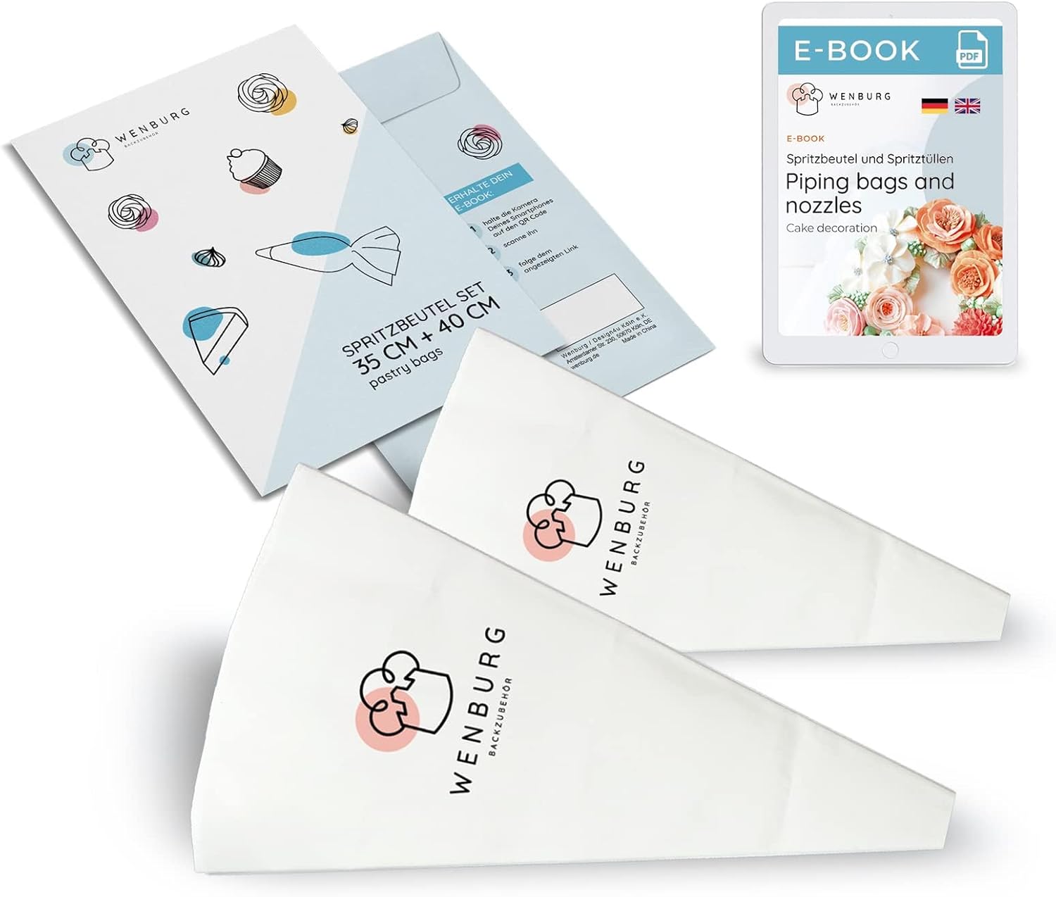 Wenburg Yeniden Kullanılabilir Boru Torbaları - 14" (Orta) ve 16 ...