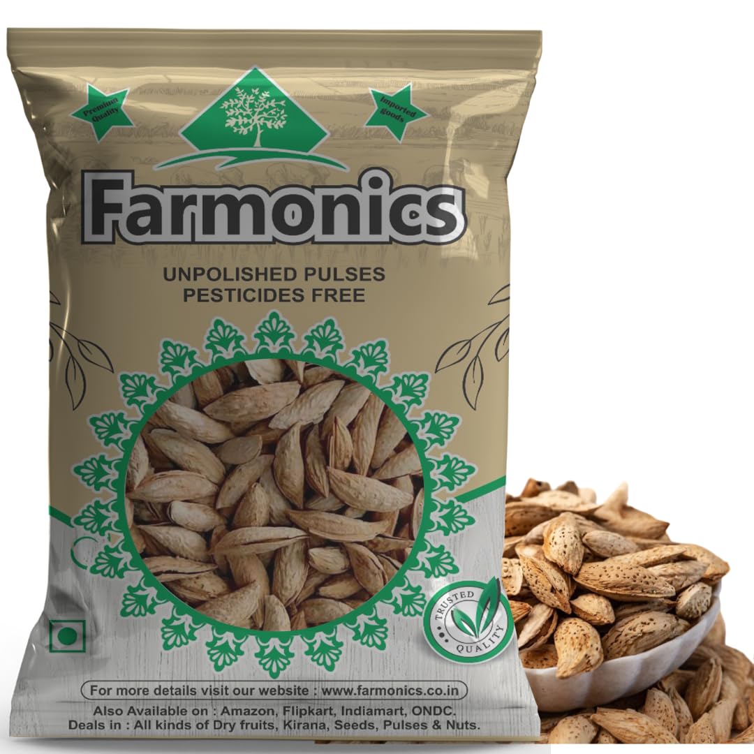Farmonics Enterprises Kagzi Badam | Paper Shell Almonds | Eat Fresh ...