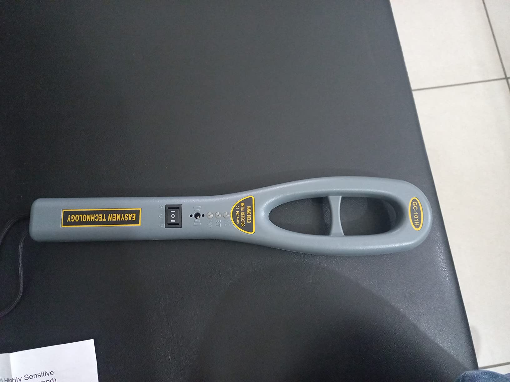 Zebwep GC-101H High Sensitivity Metal Detector Handheld Safety ...