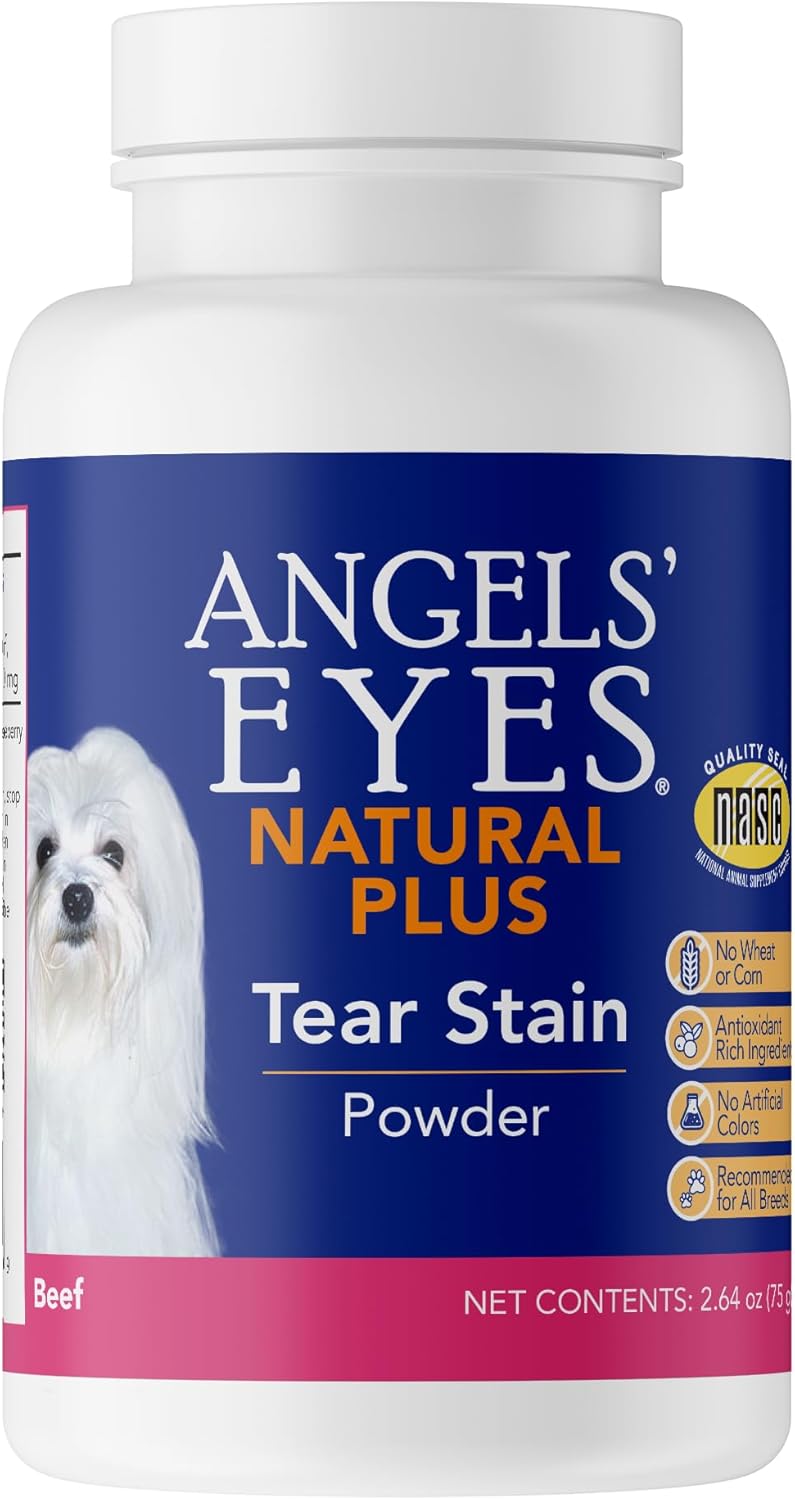 Amazon.com : ANGELS' EYES NATURAL PLUS Tear Stain Prevention Beef ...