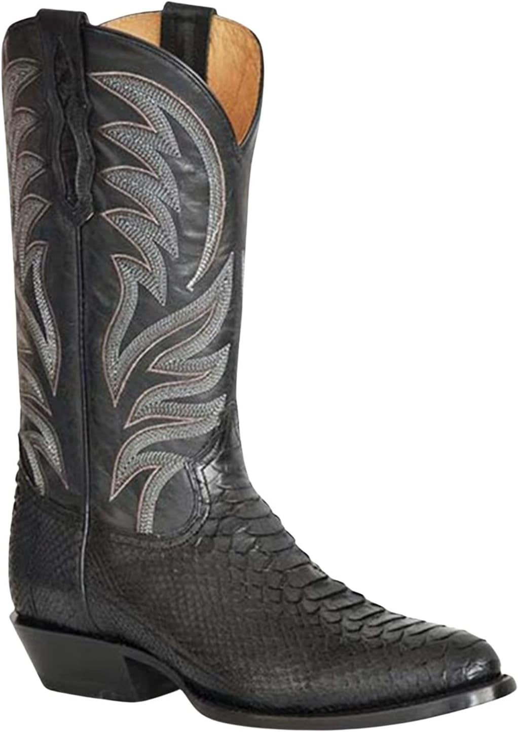 Amazon.com | ROPER Men's Peyton Python Exotic Western Boot Round Toe ...