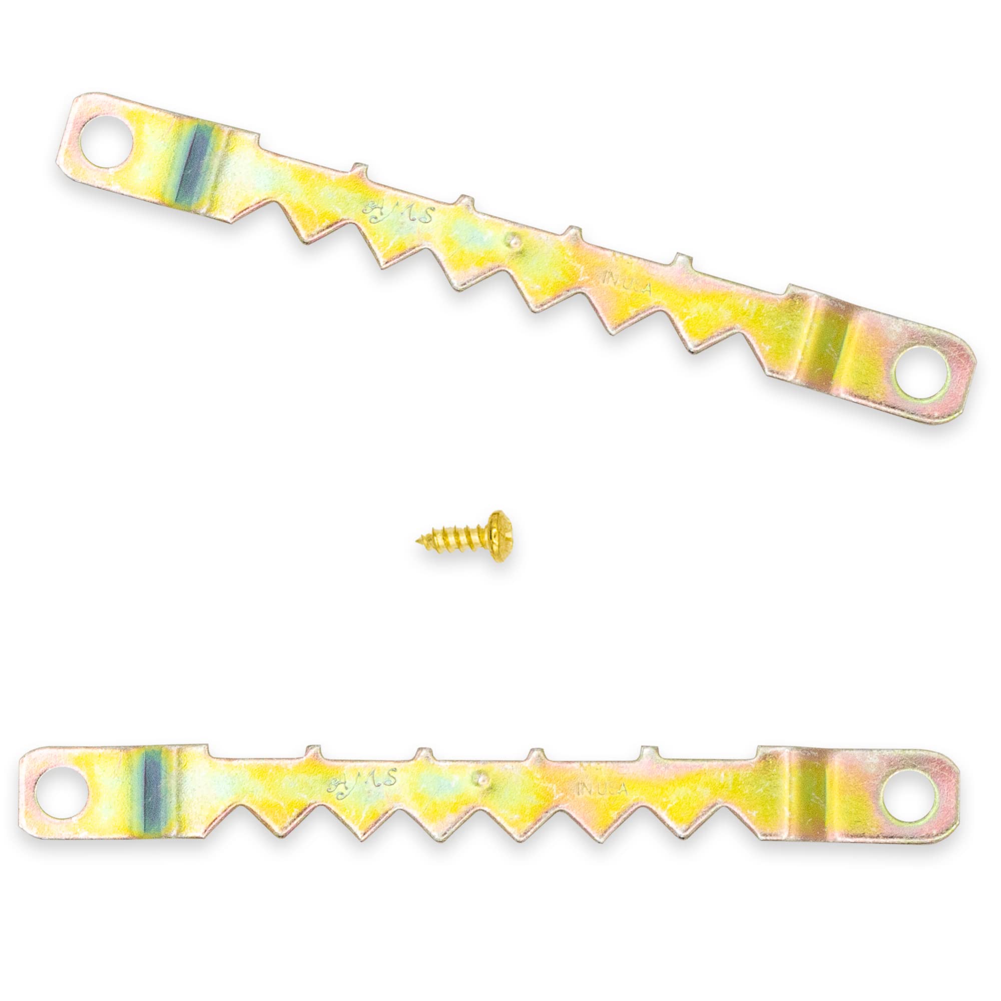 CRL Steel Sawtooth Hangers With Seven Notches and Nails Pack of 100 by ...