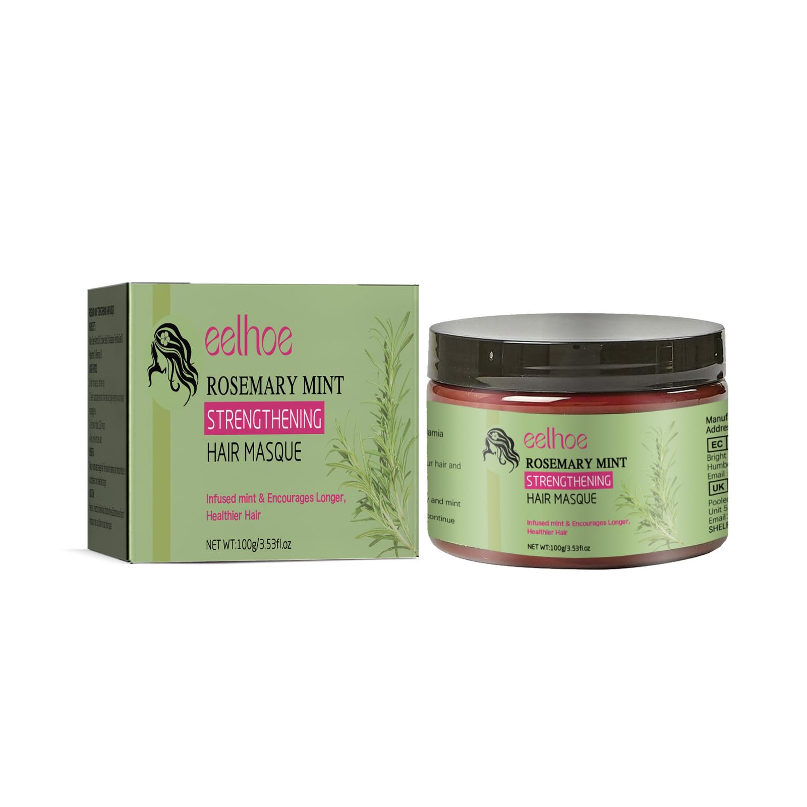 Rosemary Mint Hair Mask 100G Hair Treatment,Revitalize and Strengthen ...
