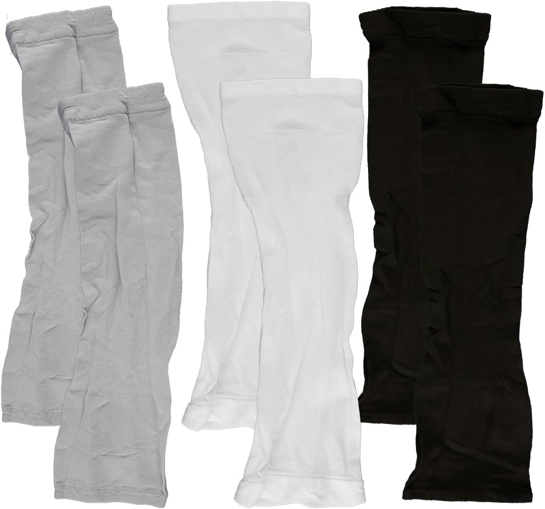 GroveEss 3 Pairs Arm Sleeves,Soft Breathable Cooling Arm Cover,UV ...