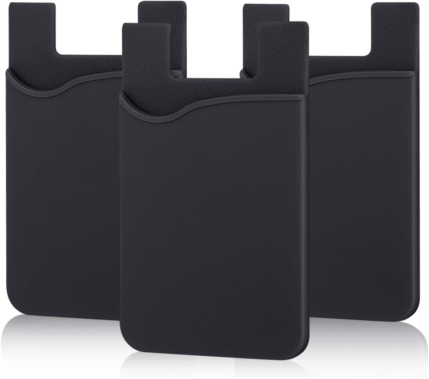 Adhesive Phone Card Holder, Pofesun 3Pack Silicone Adhesive Credit Card ...