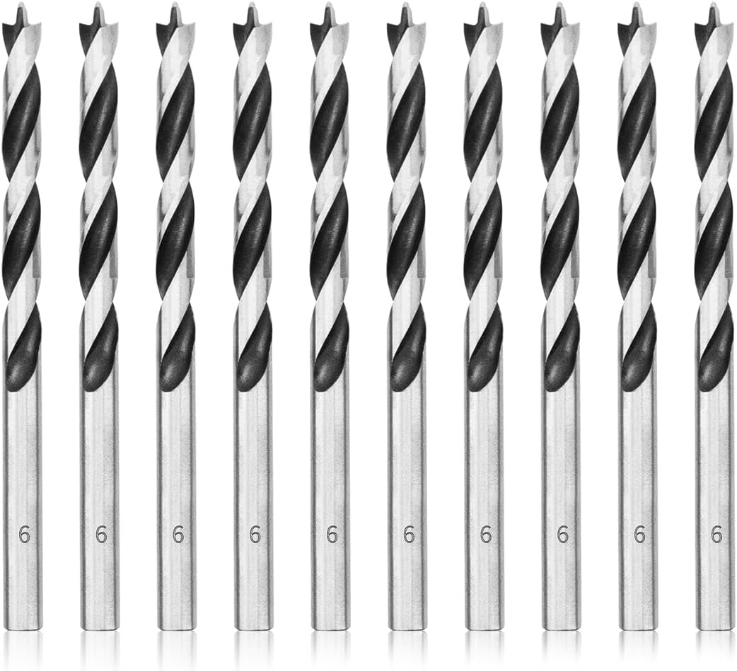 Silverline 425714 Lip and Spur Drill Bits 6 mm 10pk : Amazon.co.uk: DIY ...