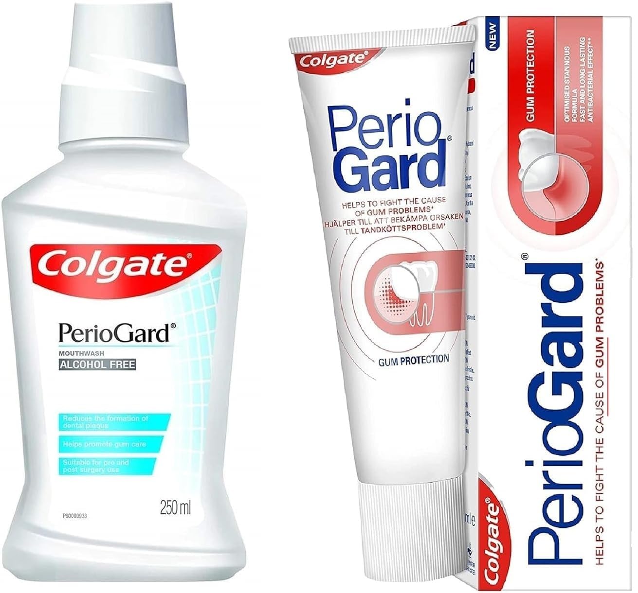 Buy Colgate PerioGard Gum Protection Toothpaste 90g and MouthWash 250ml ...