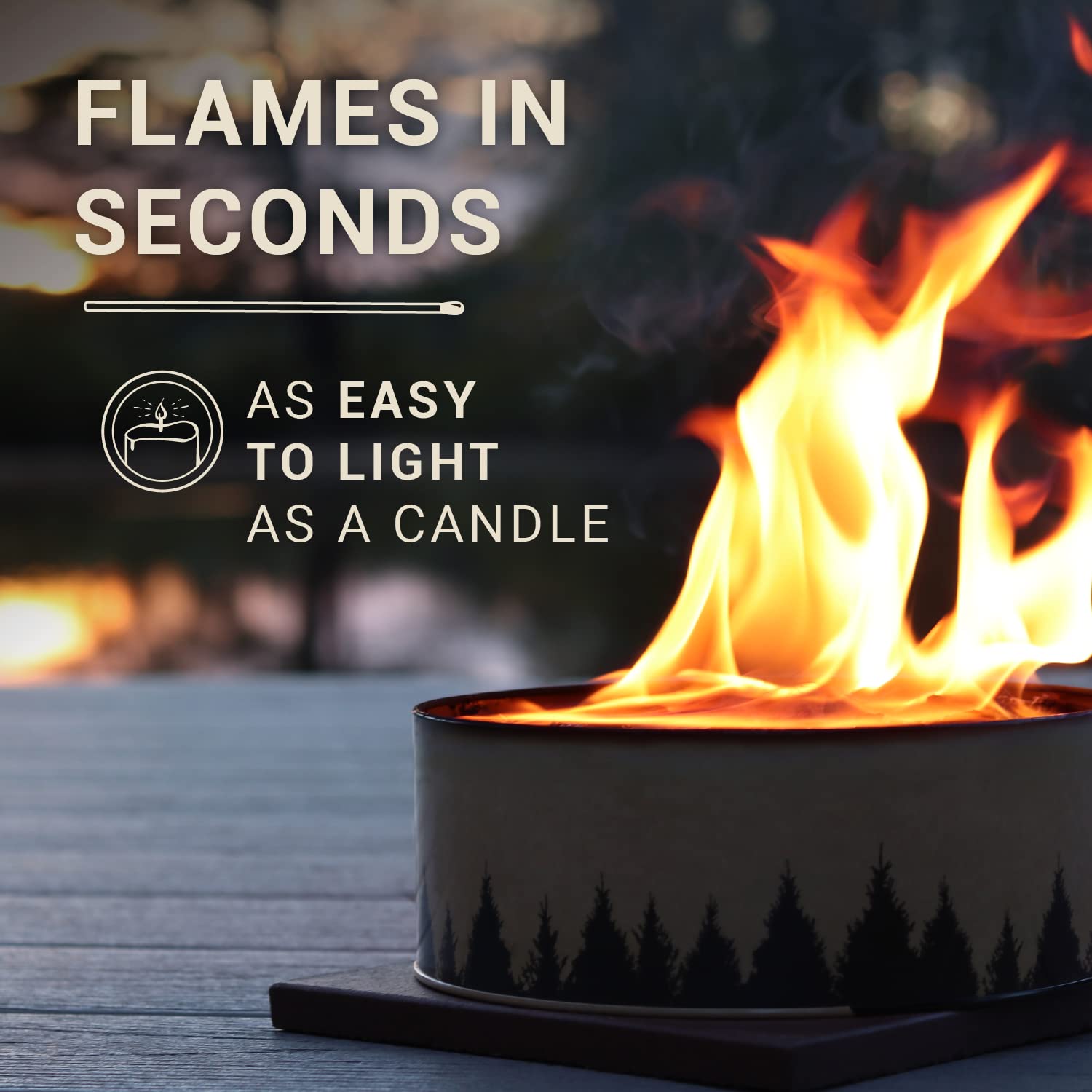 radiate Portable Campfire: The Original Go-Anywhere Campfire ...