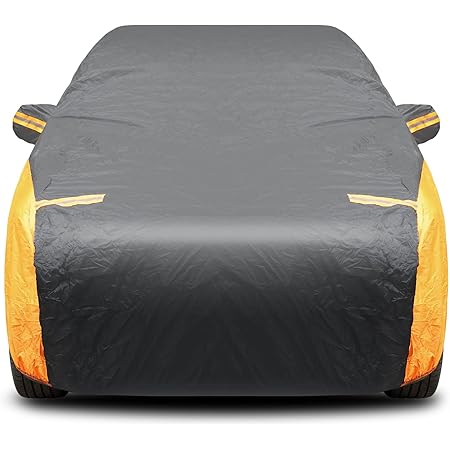 Amazon.com: Full Car Cover Waterproof Most Weather for Automobiles ...