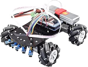 BTFWM Line Tracking Smart RC Mecanum Wheel Robot Car Omni-Directional ...